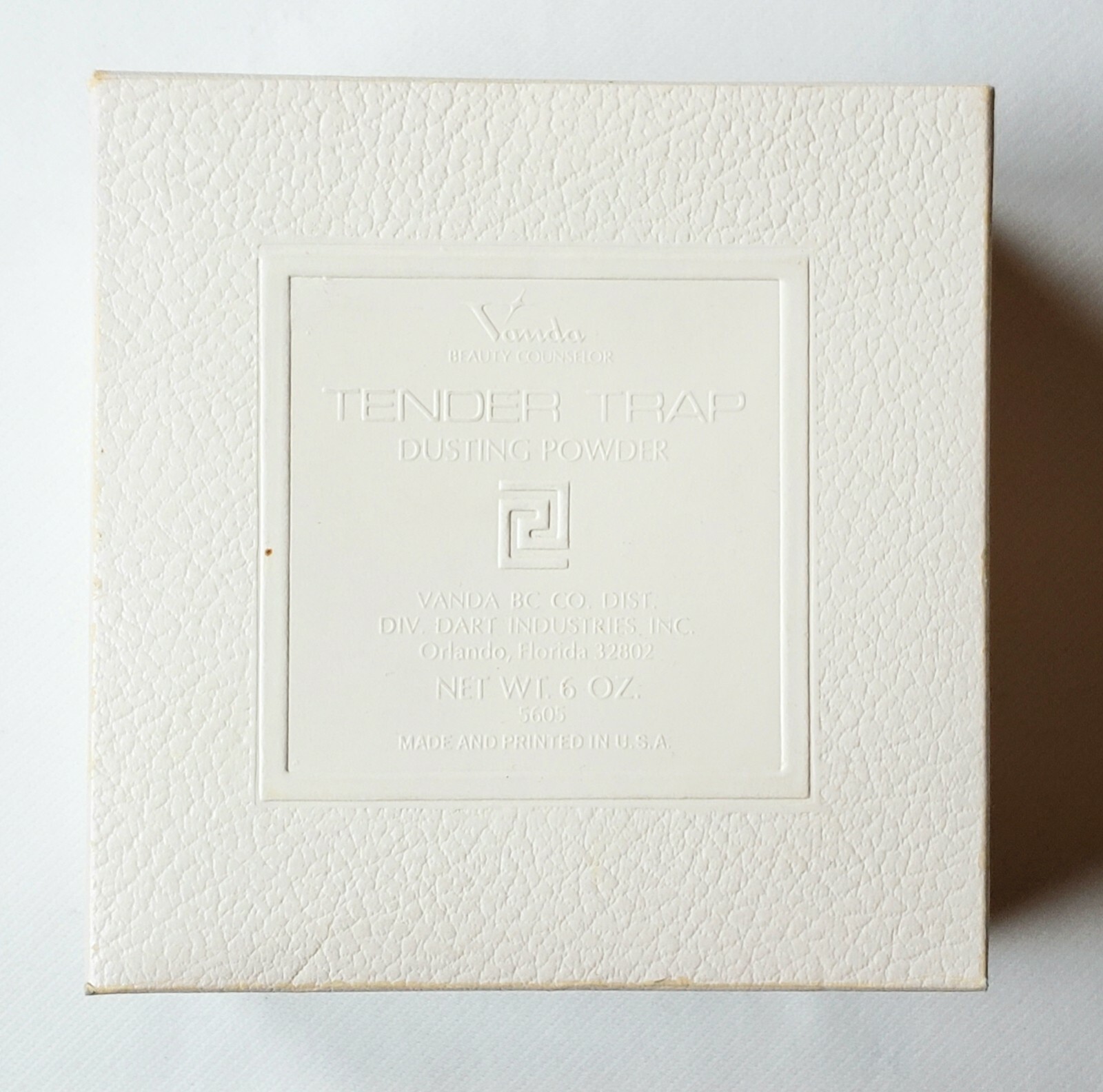 New Sealed Vtg 1970's Vanda Beauty Counselor Tender Trap Dusting Powder ...