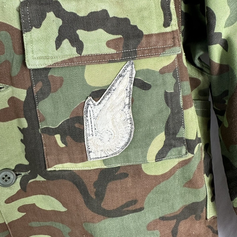 Vietnam War ARVN Erdl Camo Airborne Jacket Patched Original | eBay