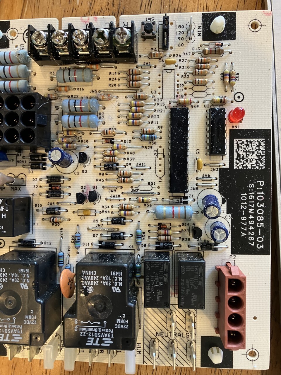 94w83/ 103085-03, Ignition Control Board, Single-Stage PSC Motors, 18 ...