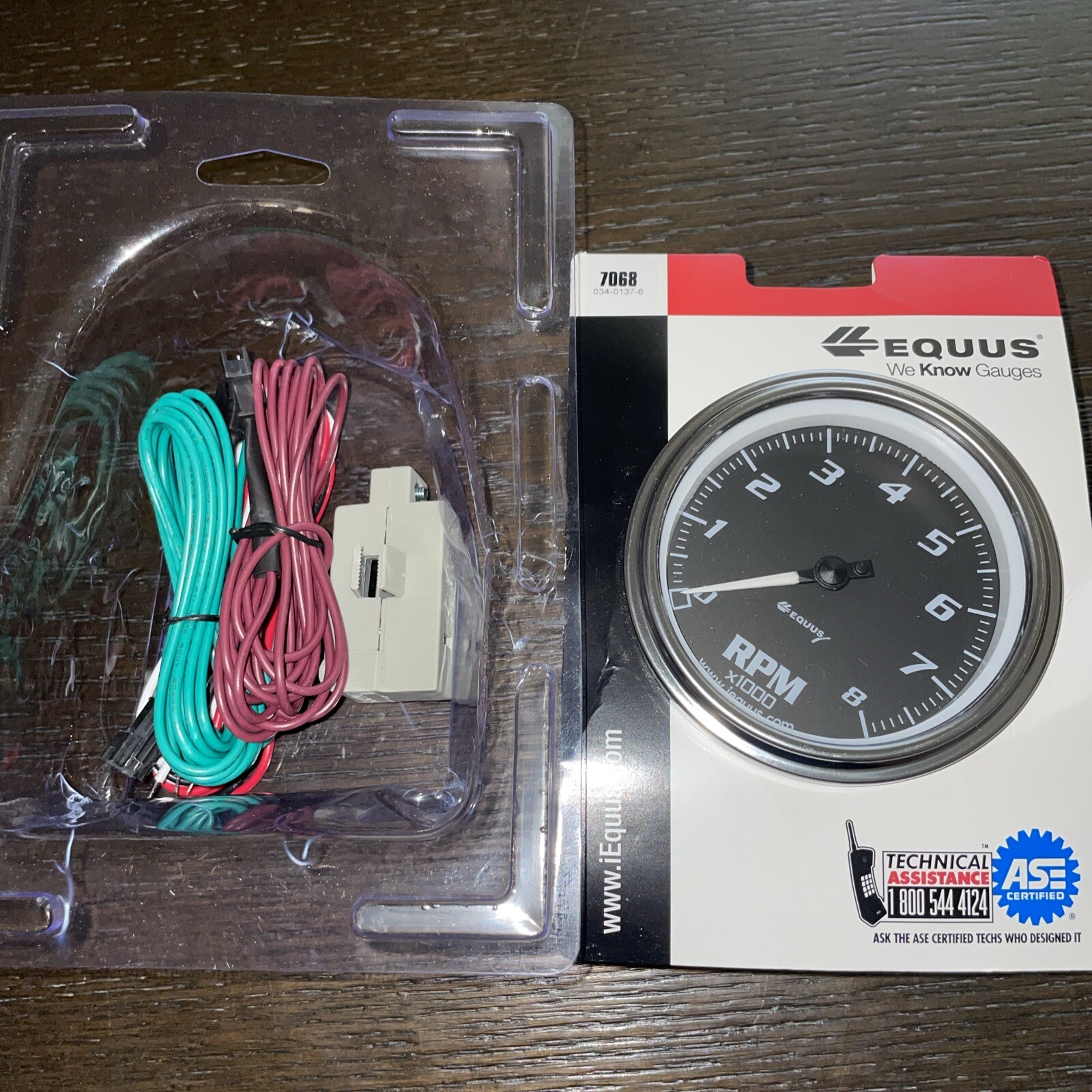 Equus 7068 Tachometer - Black Dial for sale online | eBay