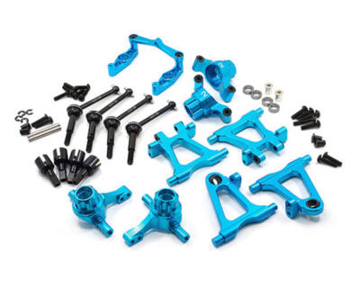 Yeah Racing Tamiya TT-02 Aluminum Essential Upgrade Set (Blue) [YEA ...