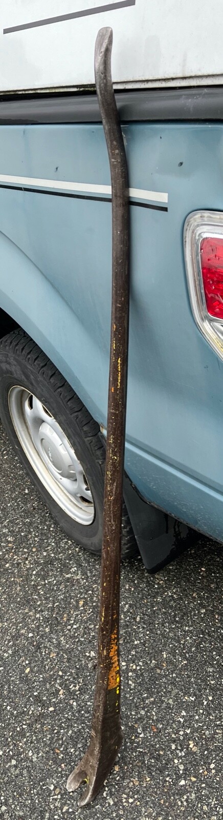 Antique Vintage Railroad Spike Puller Pry Bar 60” WARREN-TEED Rare 40 ...
