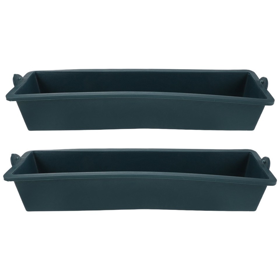 2pcs Goat Feeder Trough: Livestock Feeding Trough - 43cm Heavy Duty ...