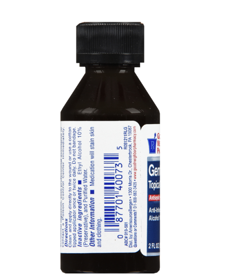 Gentian Violet Antiseptic Dye for Fungal Infections THRUSH Cuts 2oz Ea ...