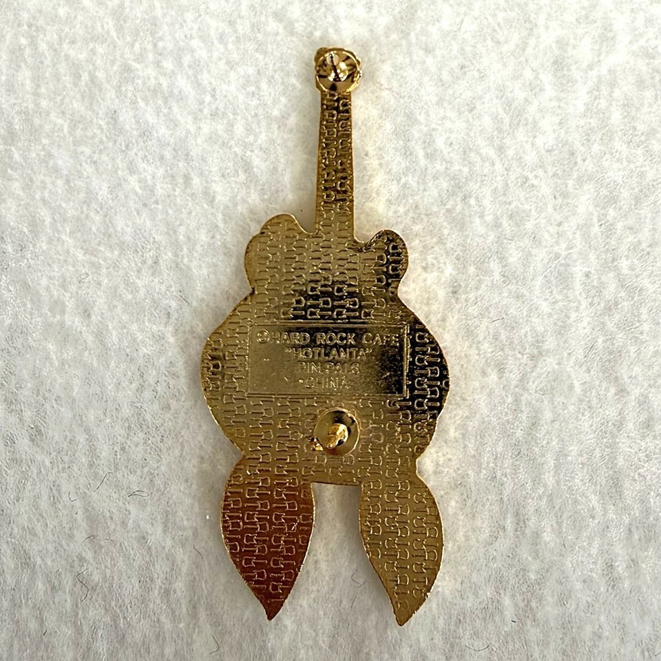 Hard Rock Café ATLANTA 2000 *HOTLANTA* Orange Rocket Guitar Pin | eBay