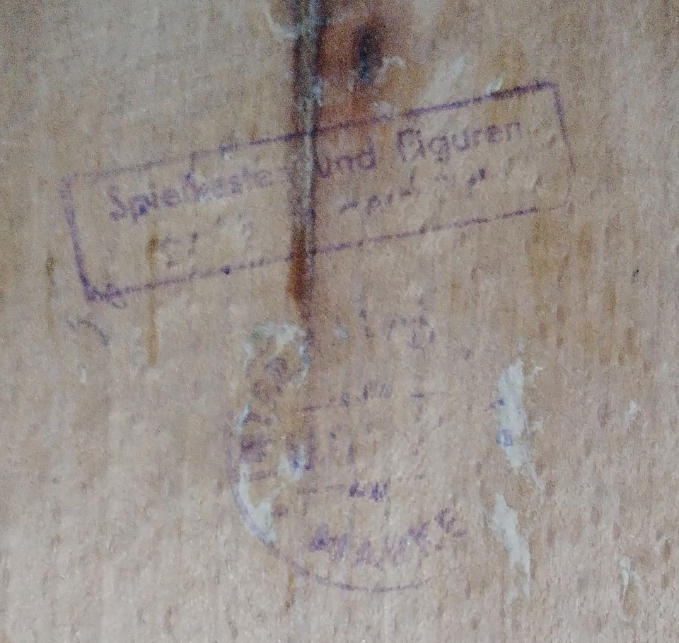 German Original Nazi Chess,1943 ,Missed 1 Horse Pice-Need Restoration ...