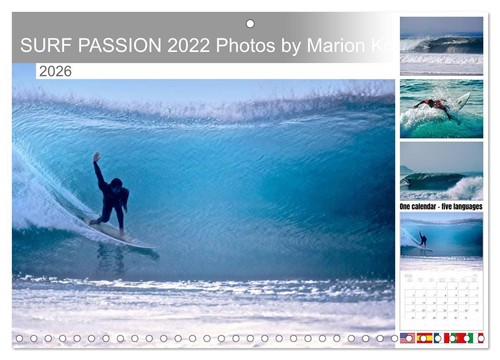 SURF PASSION 2022 Photos by Marion Koell (Monthly Wall Calendar 2026 11 ...