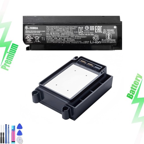 BT000254A01 New battery BTRY-VC8X-20MA1-01 For Zebra VC80 VC80X 2500mAh | eBay