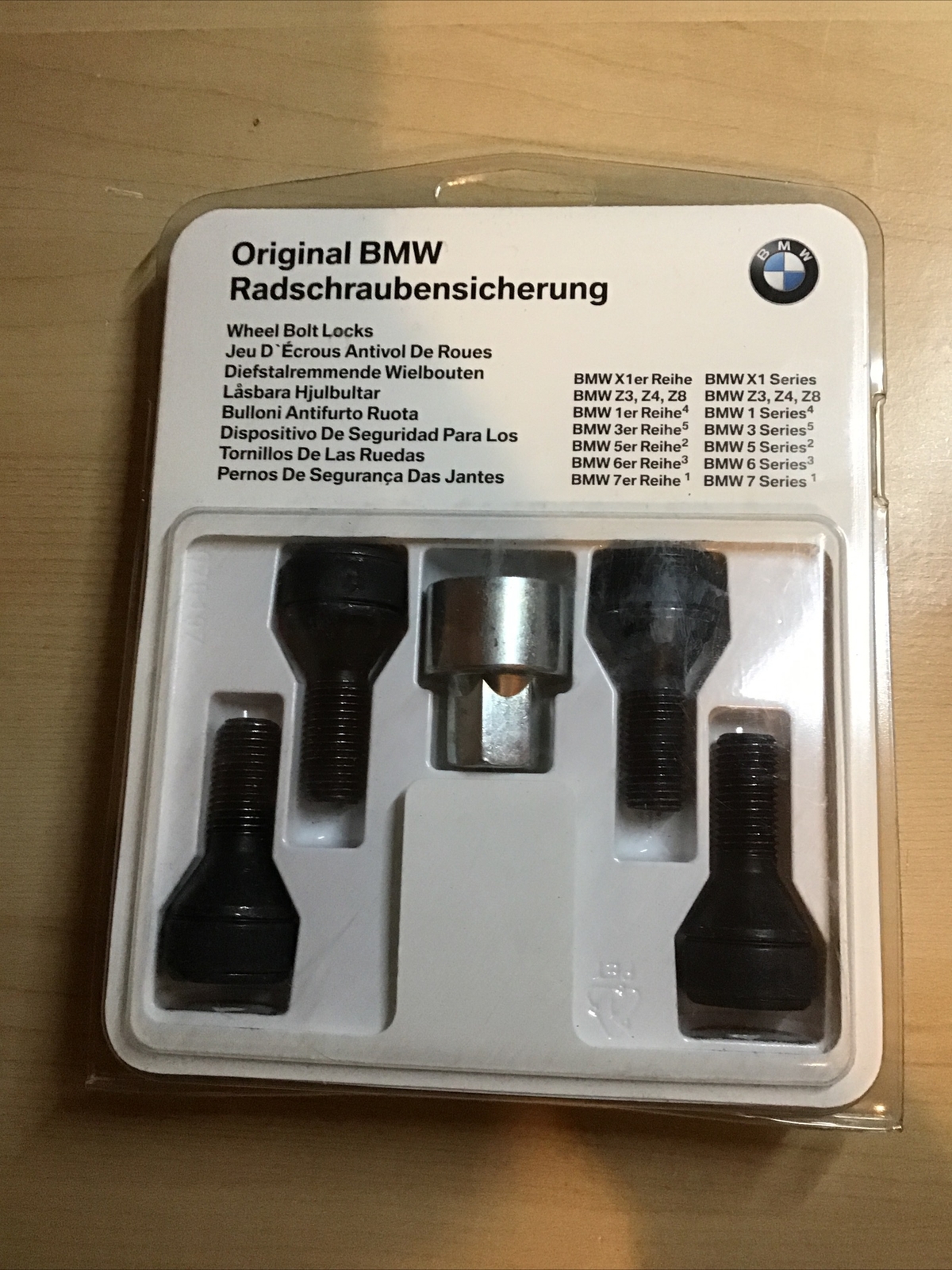 Factory BMW Wheel Locks E30 E36 E34 E46 E39 E60 Z4 Z3 E38 E64 36-13-6 ...
