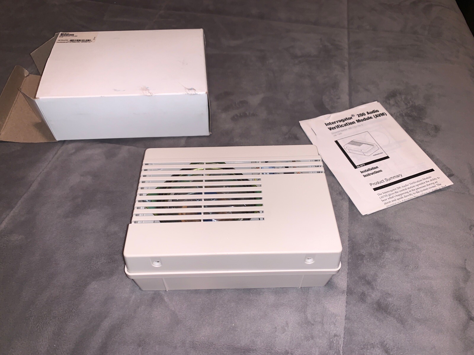 ITI GE Interlogix 60-677 Interrogator Alarm Verification Module with Enclosure | eBay