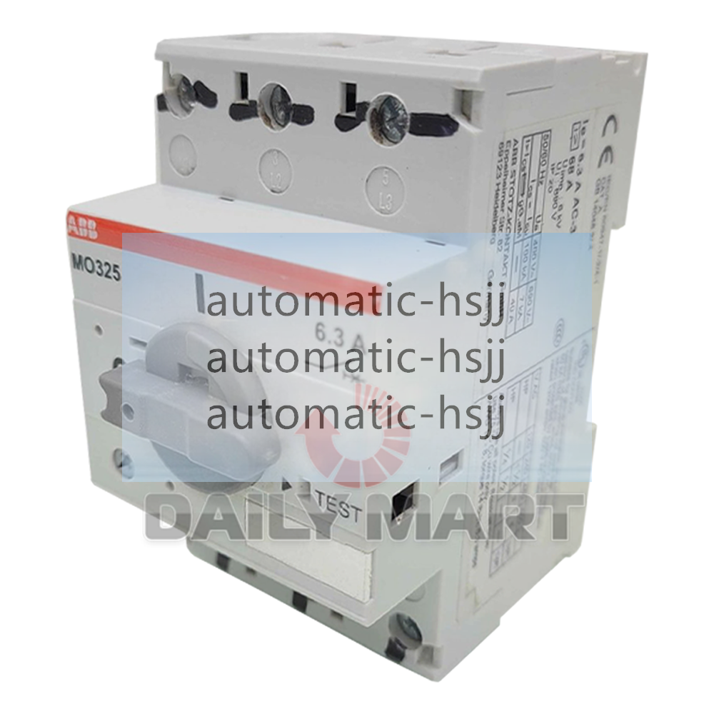 ABB Manual Motor Starters. 3 MO325 and 2 Ms325 EM Circuit Protectors ...