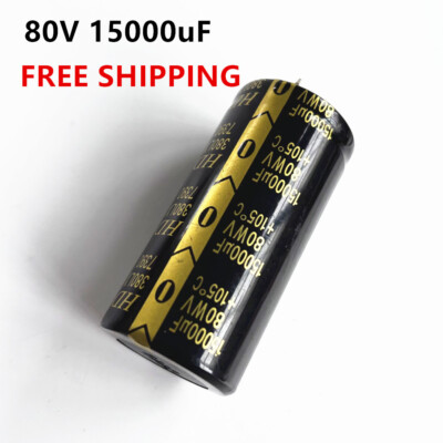 SANP IN 15000uF 15000mfd 80V 35*70mm Electrolytic Audio Capacitor FREE ...