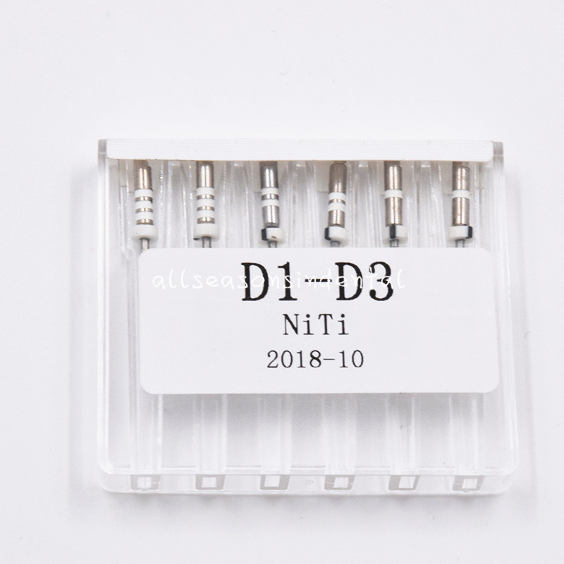 10 Packs Dental Filling Retreatment Engine Rotary D1-D3 Root Canal NiTi ...