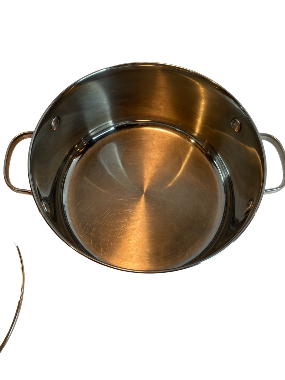 Crofton 5-6 qt. Stainless Steel Stock Pot Pan 11” Copper Bottom w/ Lid ...