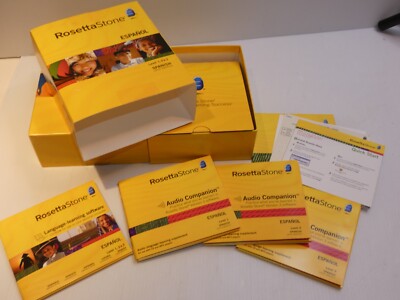 Rosetta Stone Spanish Latin America Levels 1, 2, & 3 | eBay
