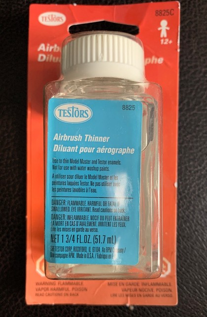 2 Testors Universal Airbrush Thinner for Enamels 8825c for sale online ...
