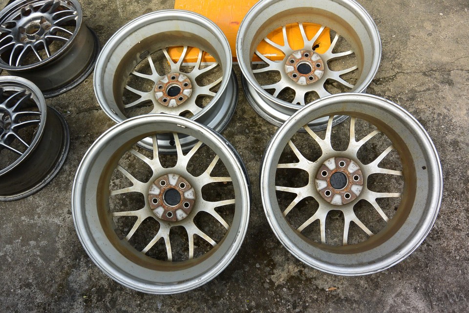 JDM 17" BBS Forged mesh rims wheels sti for WRX gf8 Impreza GC8 subaru ...