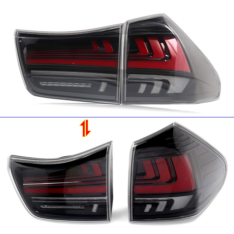 LED Sequential Tail Lights For 2004-2009 Lexus RX330 RX350 RX400h Rear ...
