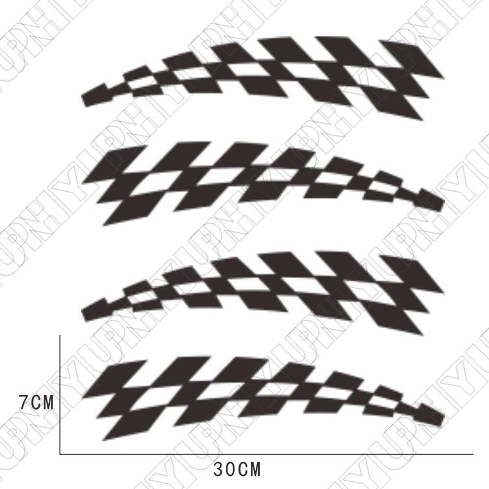 Car Side Strips Car Sticker sticker Racing Strips Wheel Eyebrow Sticker ...