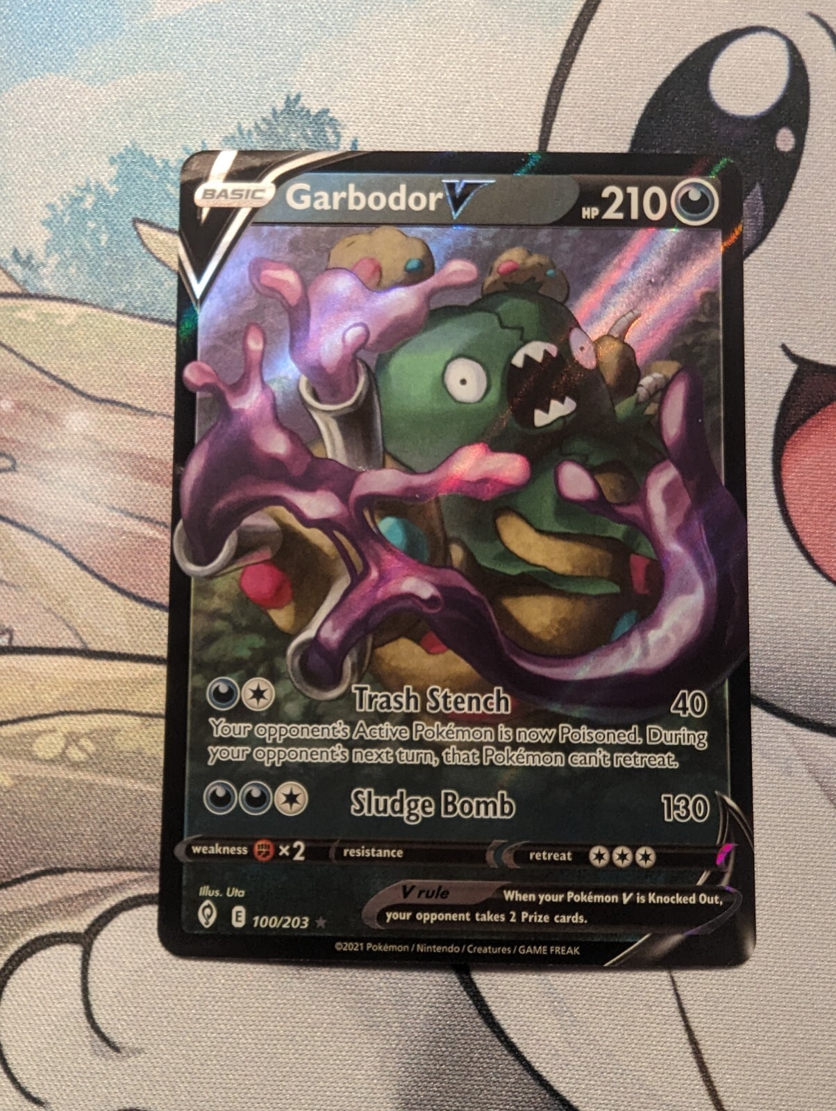 Garbodor V - 100/203 Evolving Skies Ultra Rare Pokemon | eBay