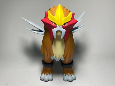 Entei(H5.0")Pokemon Monster Tomy DX Soft Vinyl Collection Figure Toy ...