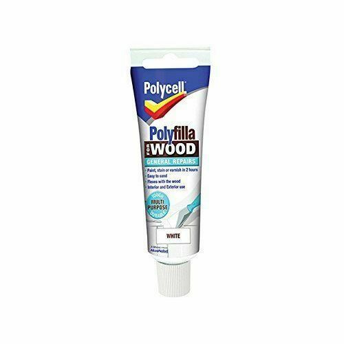 Polycell Polyfilla For Wood General Repairs Tube White 75g PLCWGRW75 ...