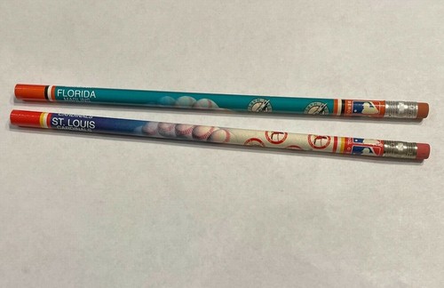 Vtg 1993 MLB Lot/2 Pencils Assorted Florida Marlins St. Louis Cardinals ...