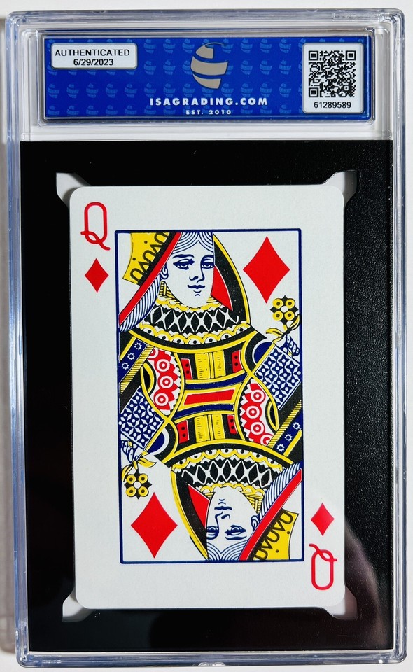 1978 Sports Deck Division Arnold Palmer Q of Diamonds Card ISA 10 Gem ...