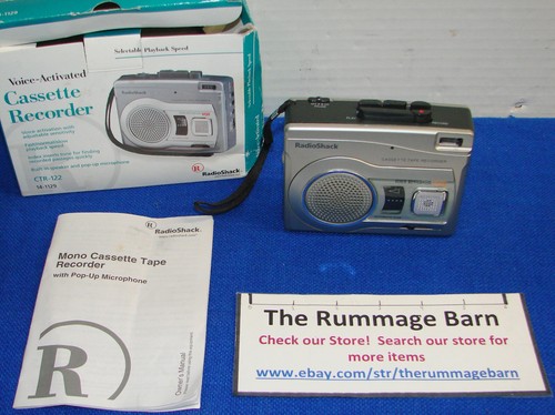 RADIO SHACK VOX fullsize CASSETTE PLAYER / RECORDER --- CTR-122 | eBay