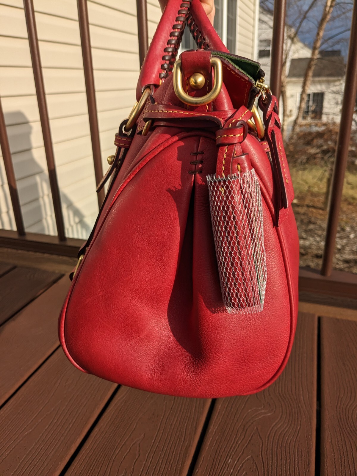 Dooney & Bourke Raspberry Pink 💖 Florentine Leather 15" Large Satchel ...