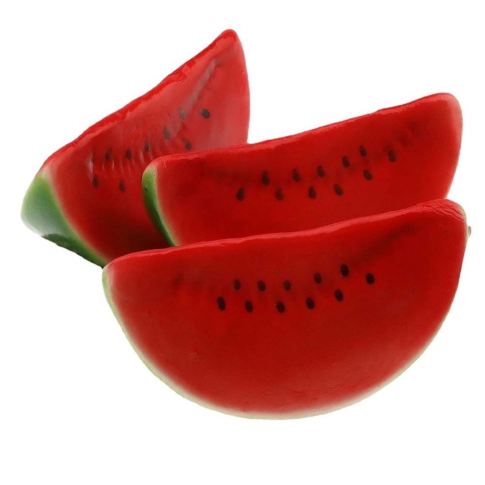 Simulated Decorative Watermelon Slices Simulated Fruit Foam For ...