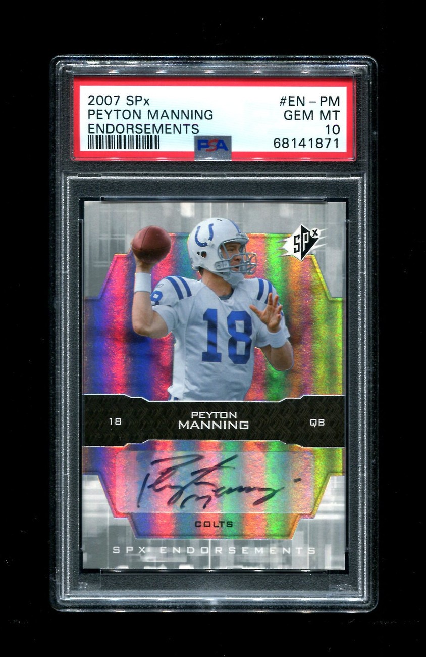 Peyton Manning | Autographed Football Memorabilia & NFL Merchandise