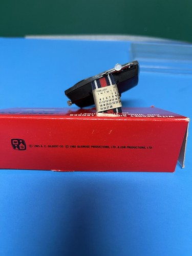1965 GILBERT ~ JAMES BOND 007 ~ SPY WATCH COMPLETE W/CASE PAPERWORK ...