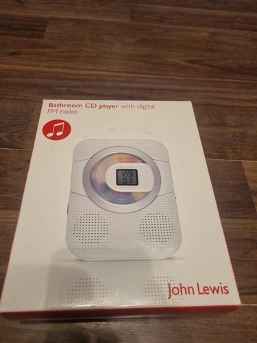 john lewis bathroom cd player with digital Fm Radio | eBay