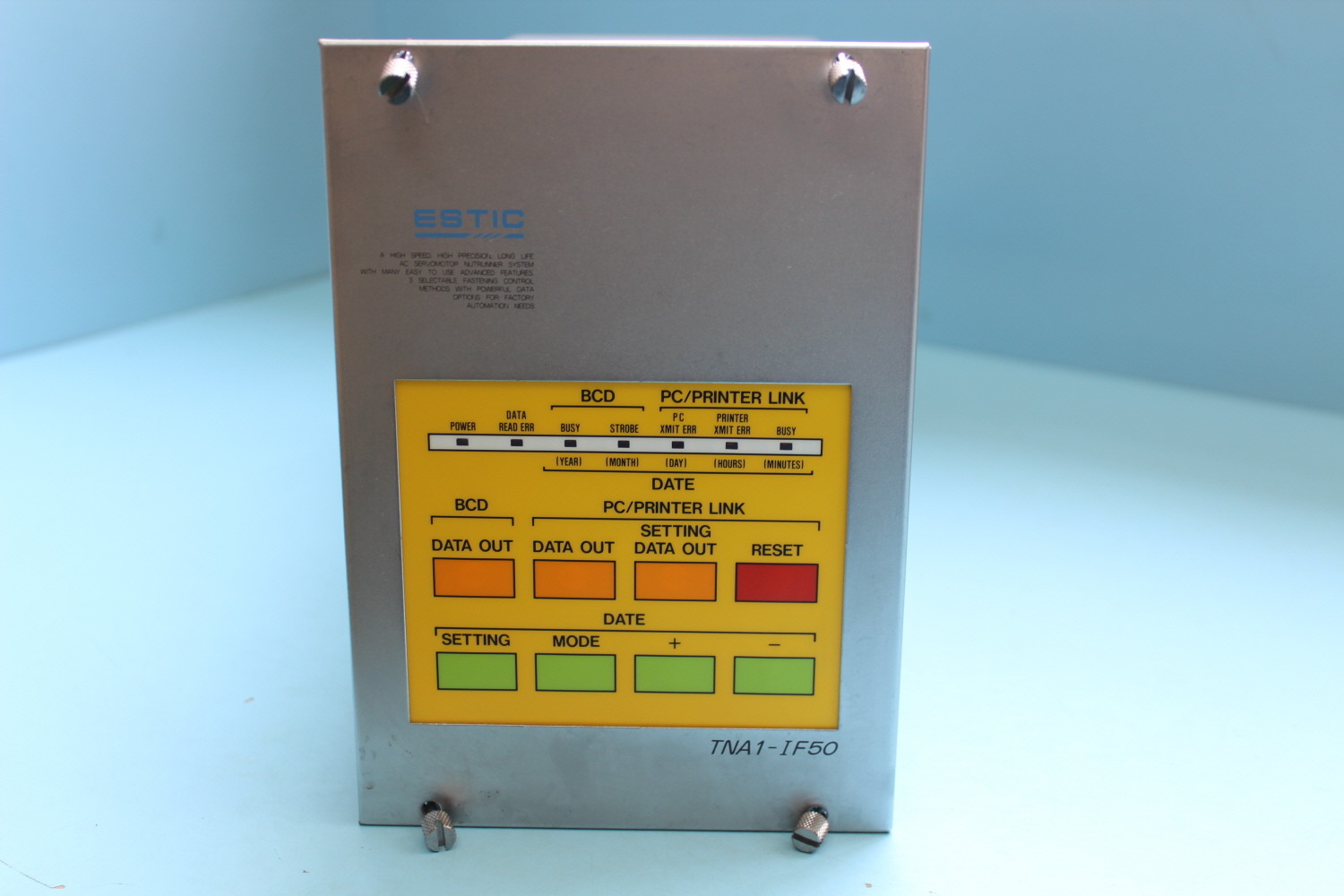 Estic Ac Servo Nutrunner Controller TNA1-IF50, 1pcs, Free Expedited ...