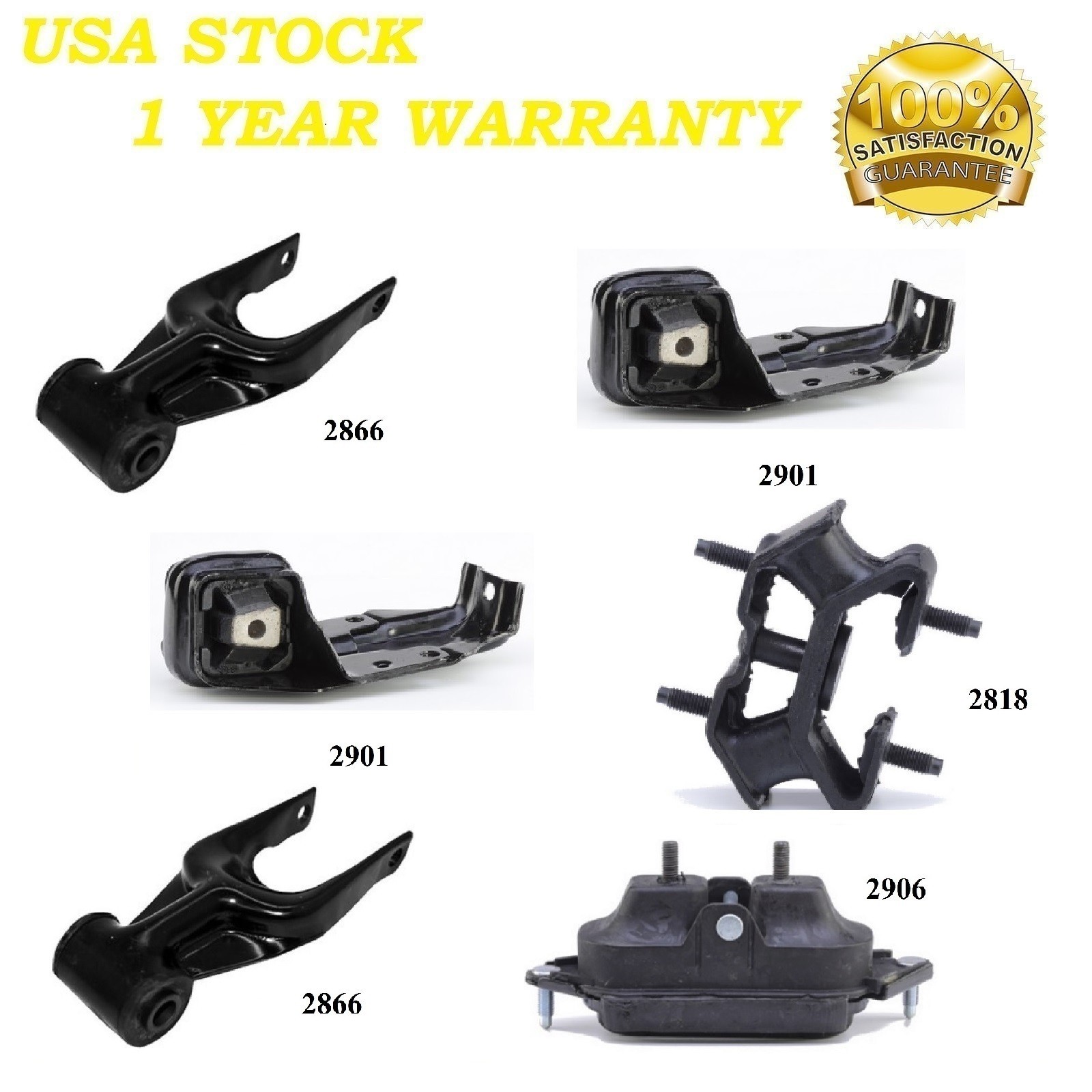 6 PCS FRONT MOTOR & TRANS MOUNT FIT 2000-2005 Chevrolet Impala 3.4L | eBay
