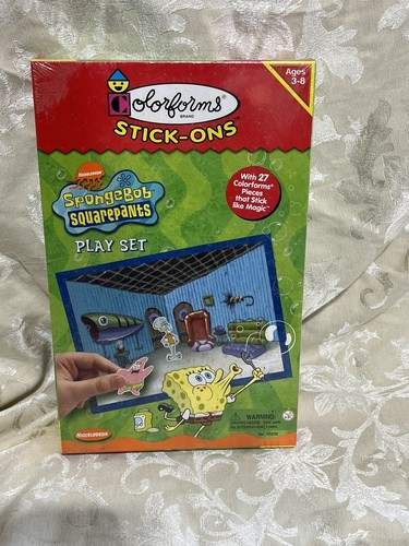 Spongebob Squarepants (2002) 27 Colorforms Magic Stick Playset NEW ages ...