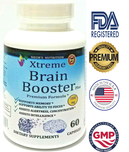 Brain Booster Supplement Memory Focus Mind & Clarity Enhancer Nootropic ...