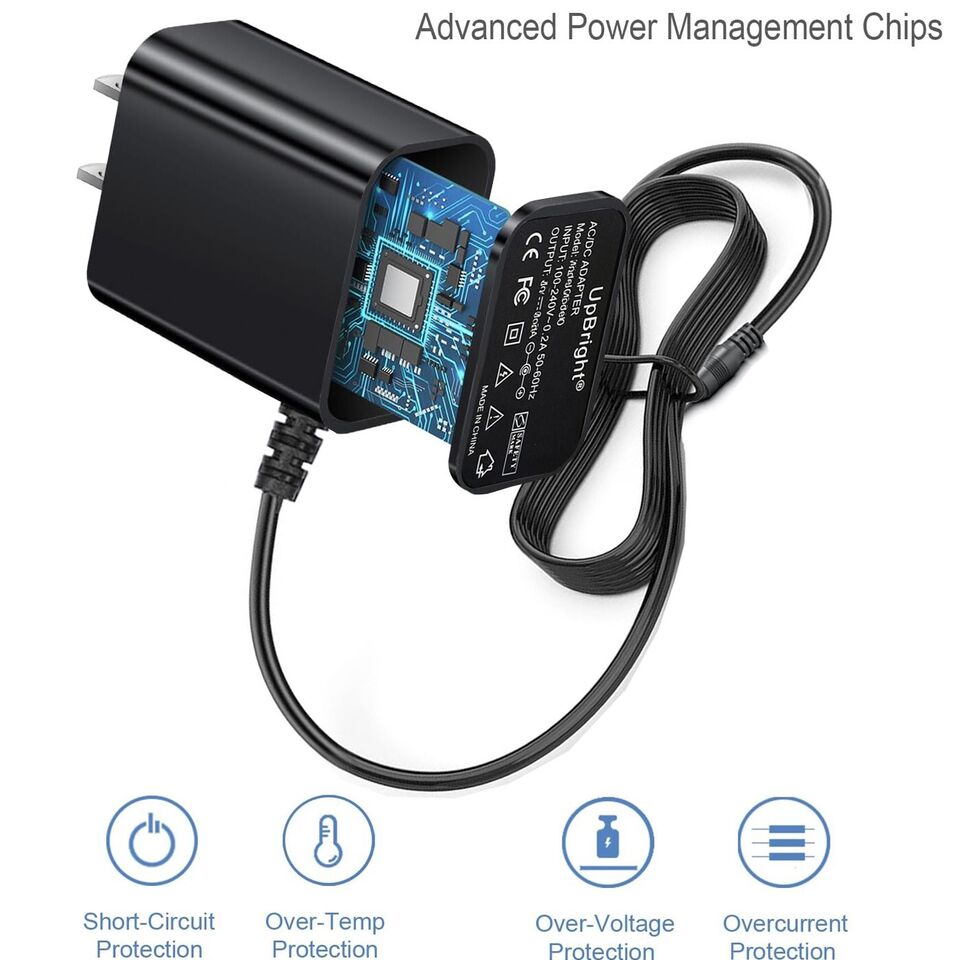 Car Charger or AC Adapter For Ruvio 8558 8559 8560 Pro Cordless Vacuum ...