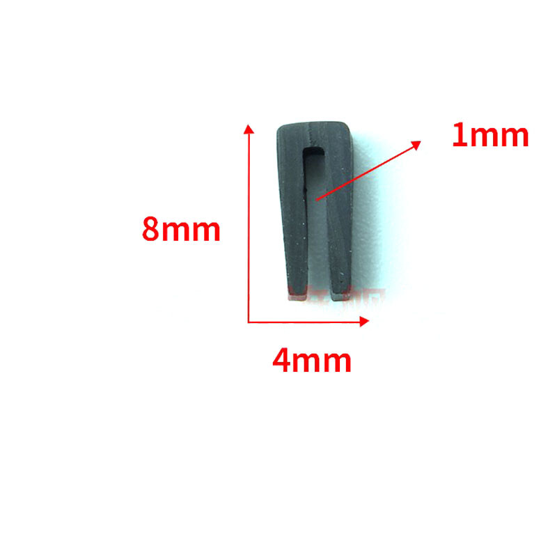 1mm-12mm Rubber U Shape Guard Edging Trim Seal Strip Door Glass Edge ...
