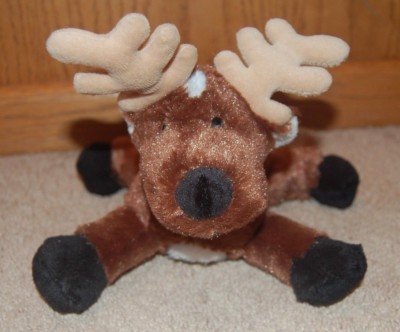 Ganz HM137 Reindeer Moose Deer PLUSH Stuffed Animal Toy 9" NO CODE ...