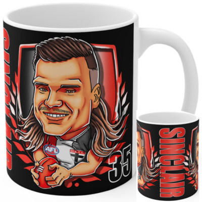 Jack Sinclair Mug - St.Kilda Saints - Art by Brocker | eBay Australia