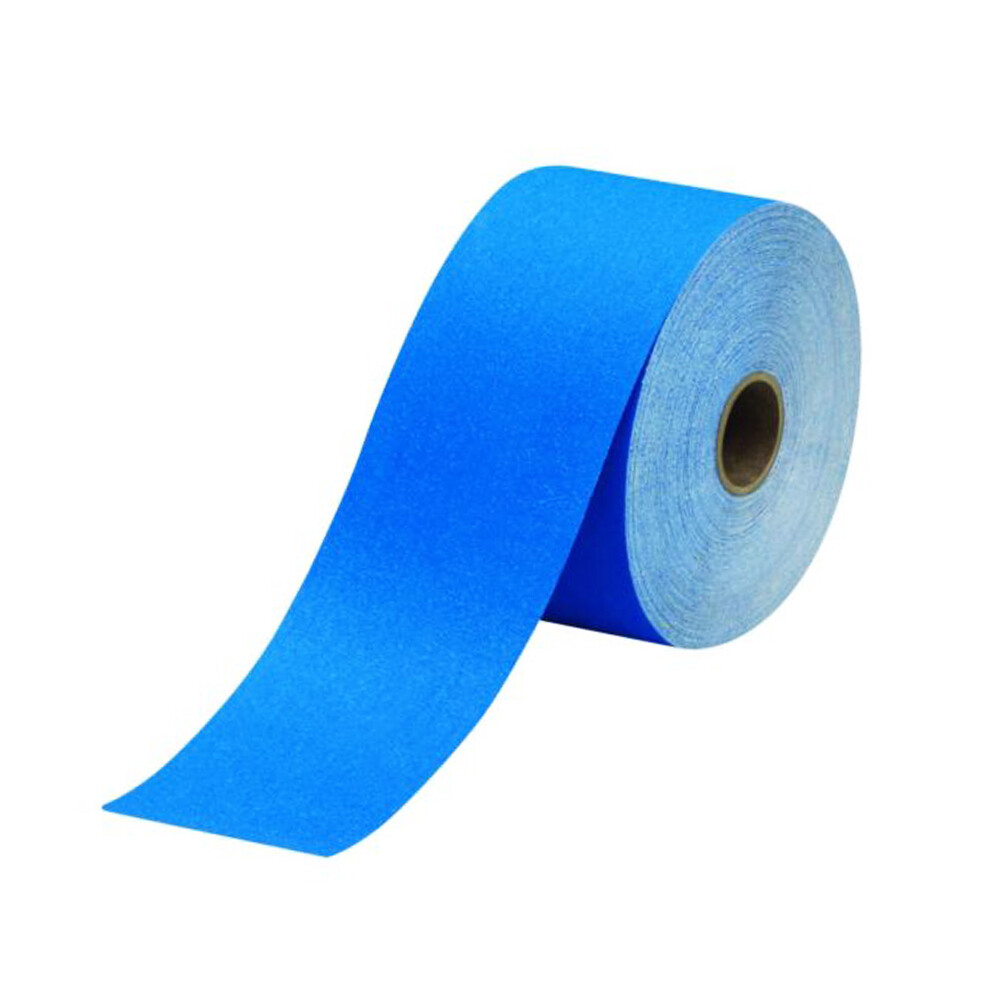 3M 36217 stikit Blue Abrasive sandpaper roll 80 Grit adhesive sticky ...