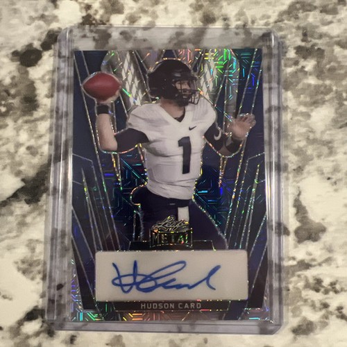 HUDSON CARD 2024 LEAF METAL ARMED DANGEROUS BLIE AUTO 2/8 Purdue | eBay