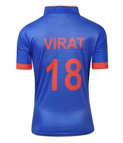 Cricket Team Virat Kohli Jersey 23-24 T-shirts Men and Boys XLarge size ...