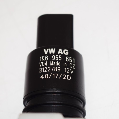 NEW VOLKSWAGEN GOLF MK5 1K WASHER PUMP MOTOR 1K6955651 ORIGINAL 1K6-955 ...