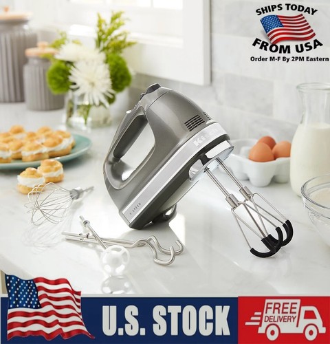KitchenAid 9-Speed Digital Hand Mixer w/ Flex Edge Beaters - New inbox!⚡ | eBay