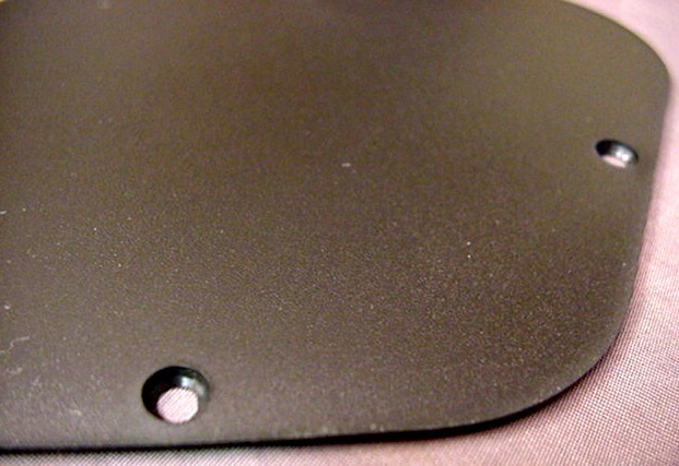 BLACK BACK PLATE FOR ELECTRIC GUITAR TRAPEZOID | eBay