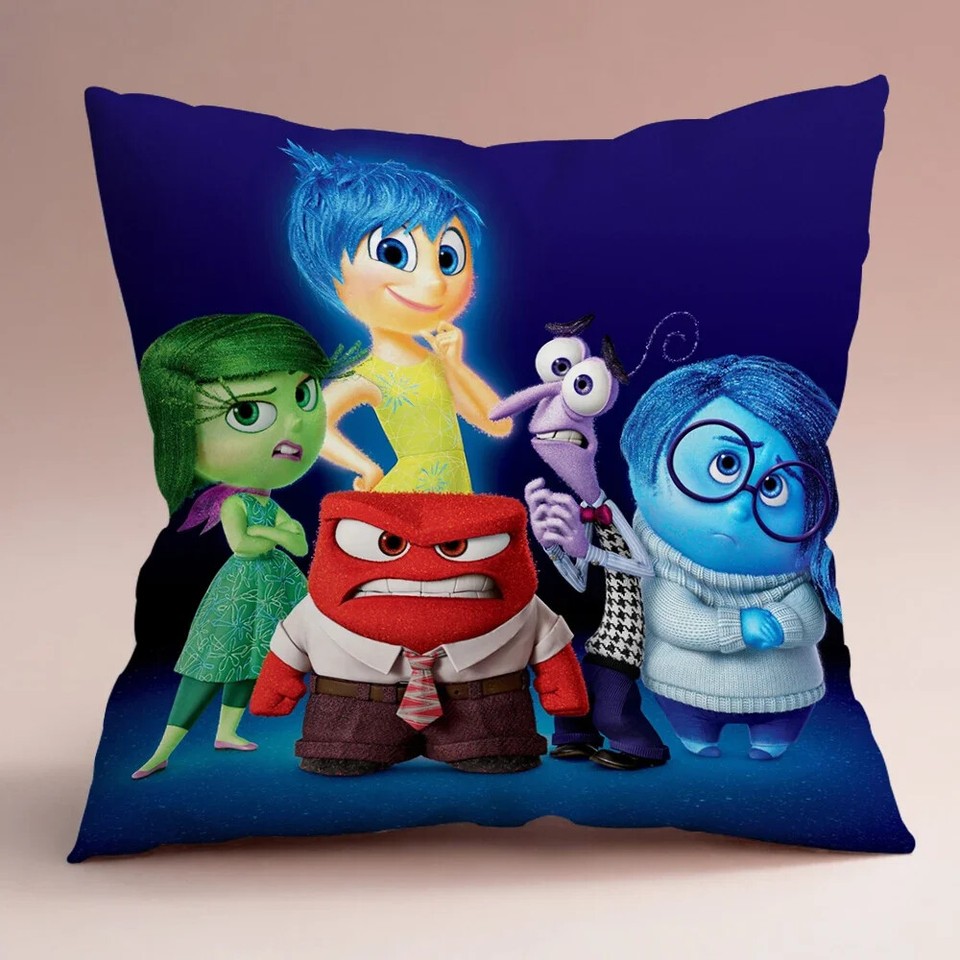 Inside Out 2 Anger Embarrassment Pillowcase Sofa Pillowslip pillow ...