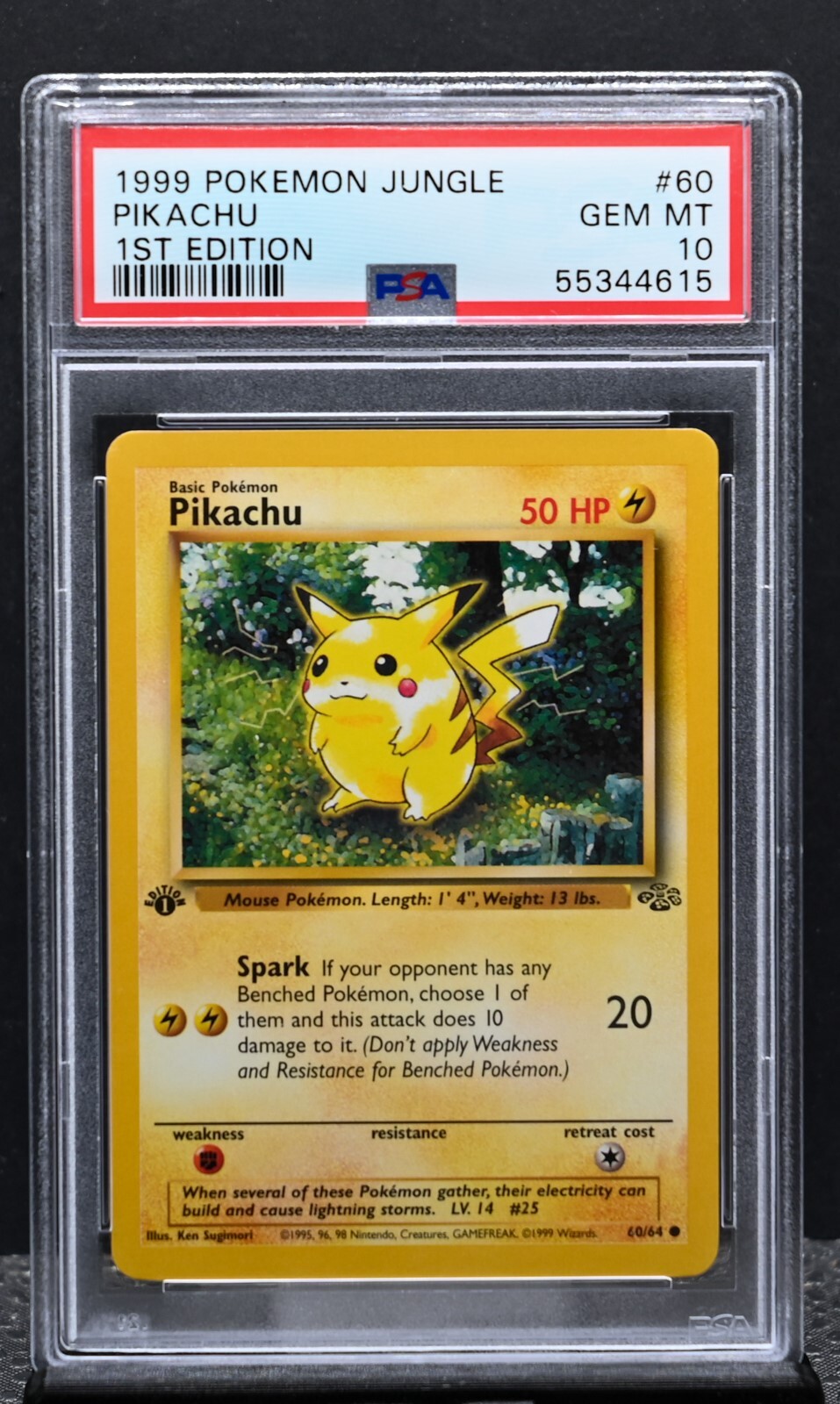 Pikachu 1999 Jungle #60/64 1st Edition Price Guide - Sports Card Investor